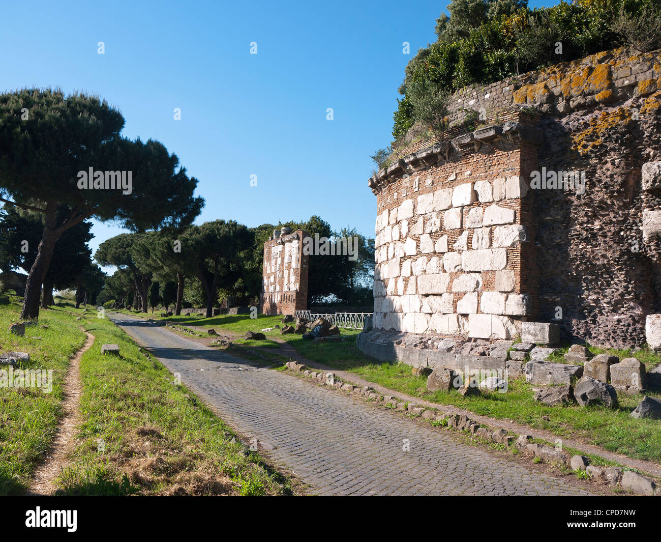 Rome, Italy - Appian way (Via Appia Antica Stock Photo - Alamy