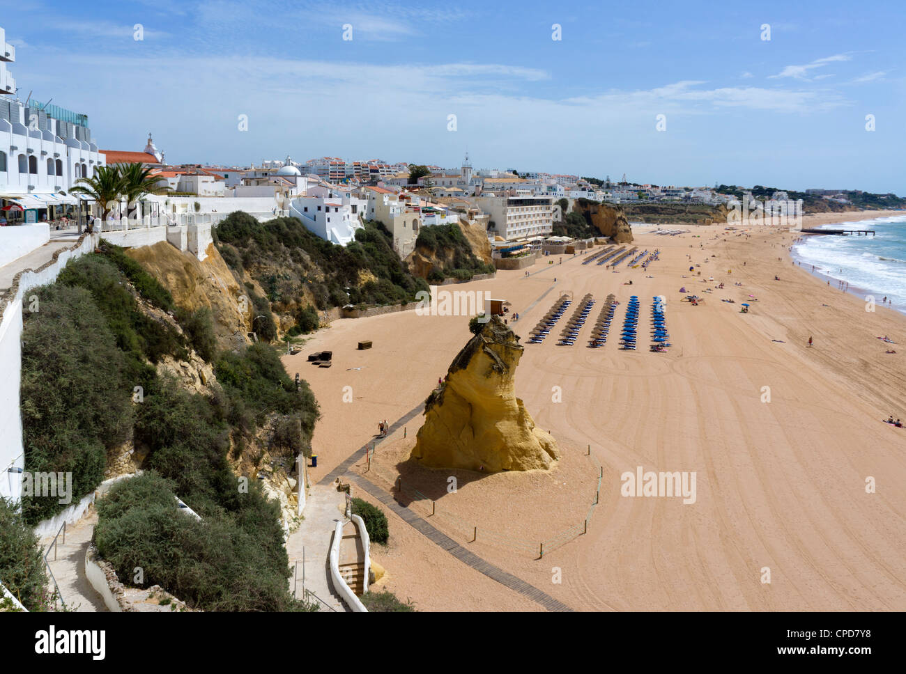 View albufeira old town beach hi-res stock photography and images - Alamy