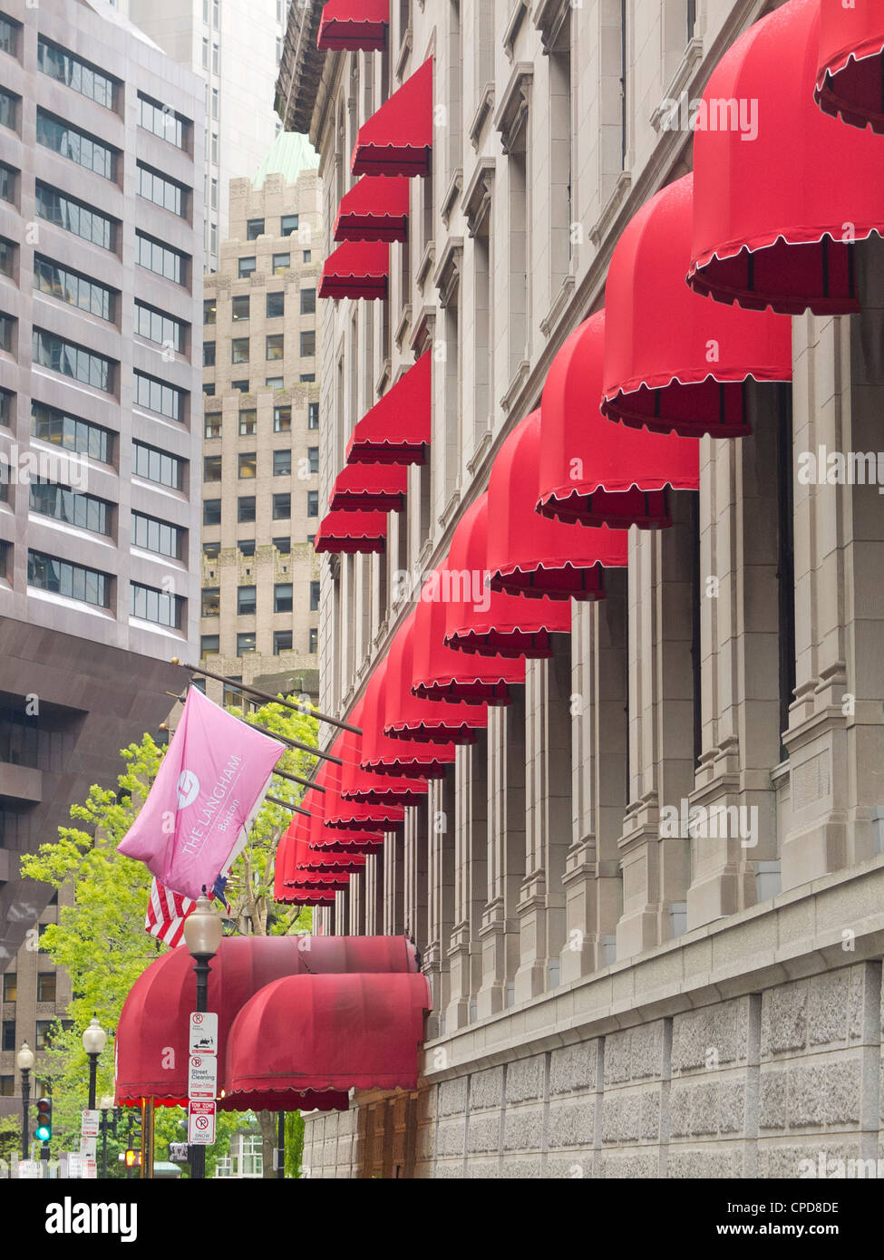 Hotel red awnings hi-res stock photography and images - Alamy