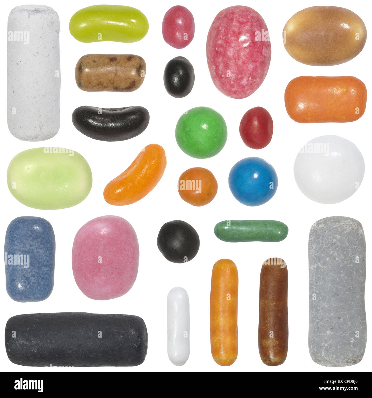 Assorted sugar coated candies Stock Photo - Alamy