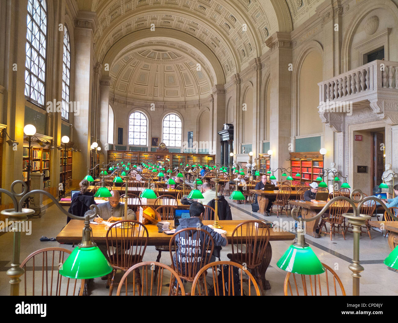 Boston Public Library Interior High Resolution Stock Photography and ...