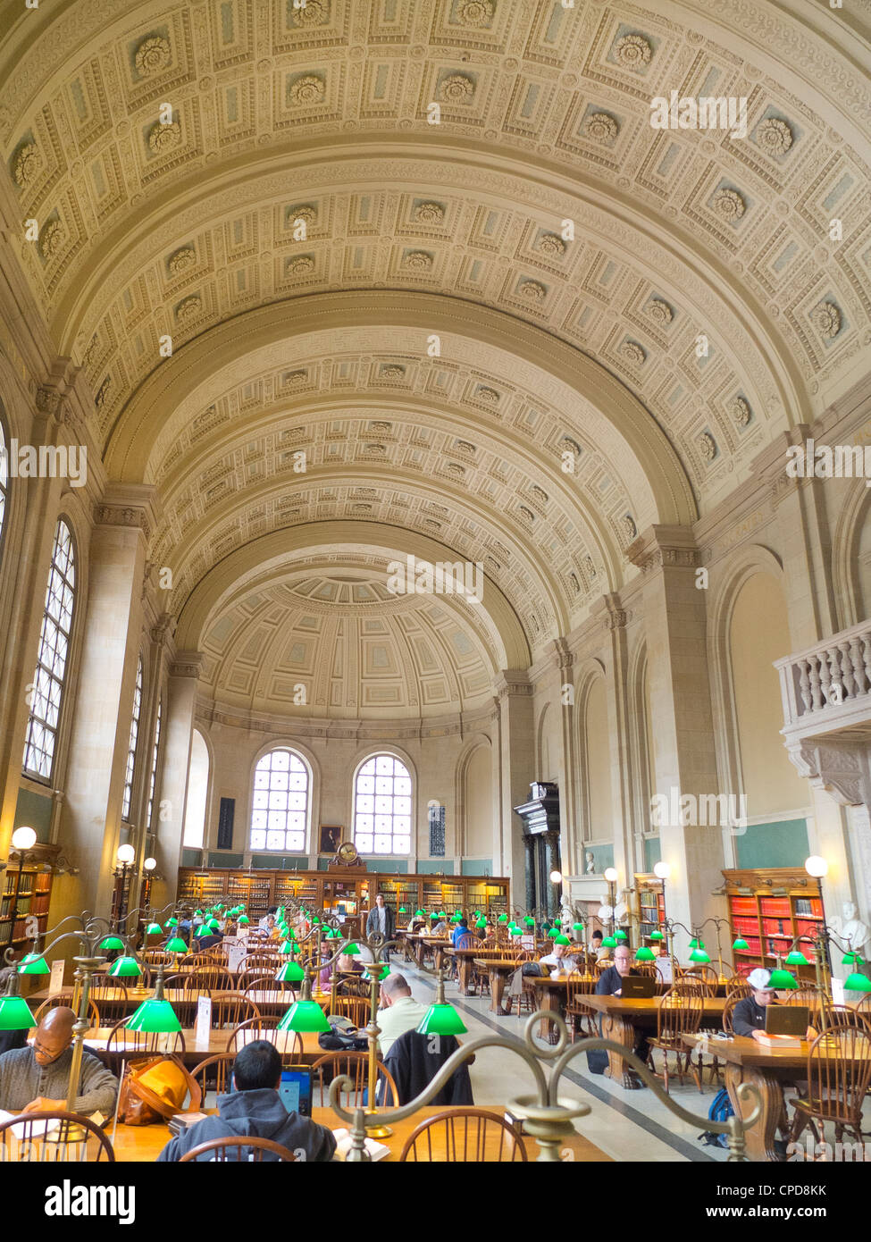 Boston public library interior hi-res stock photography and images - Alamy