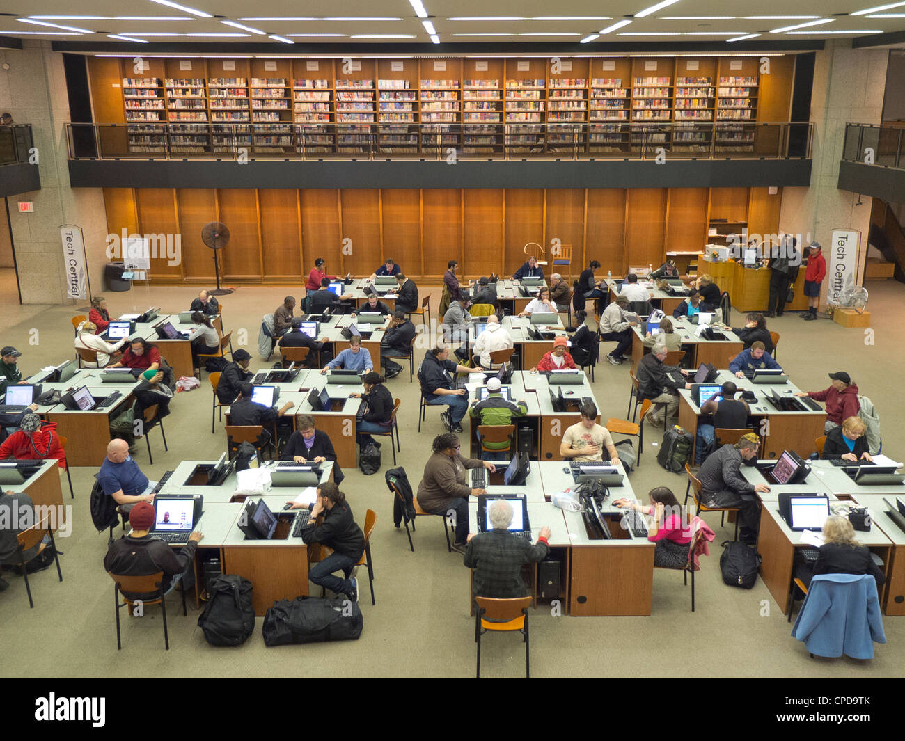 Reading in the Boston Public Library Stock Photo - Alamy