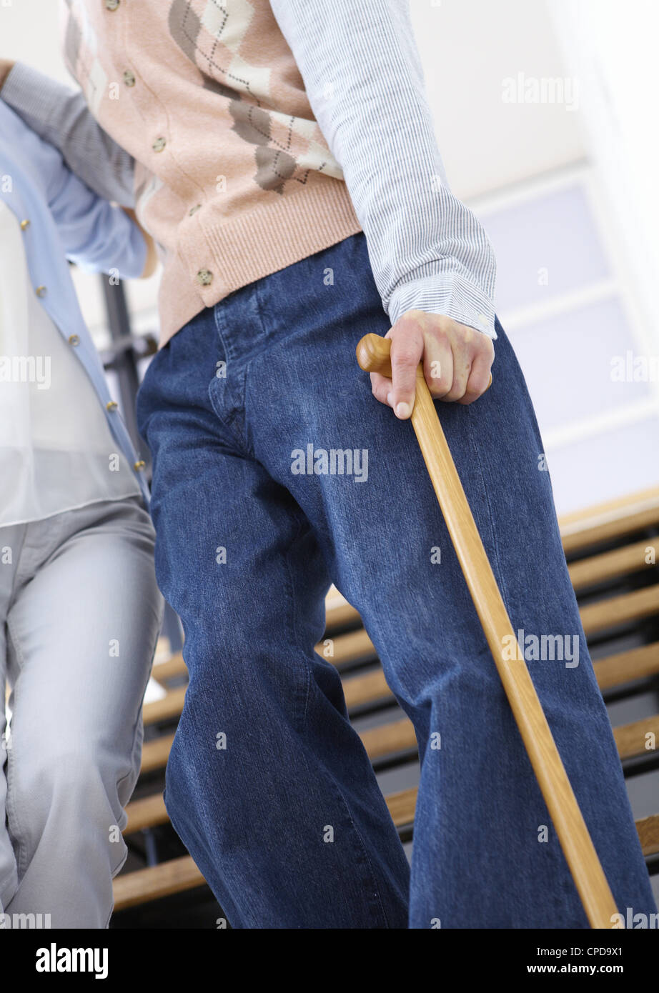 Using a cane hi-res stock photography and images - Alamy