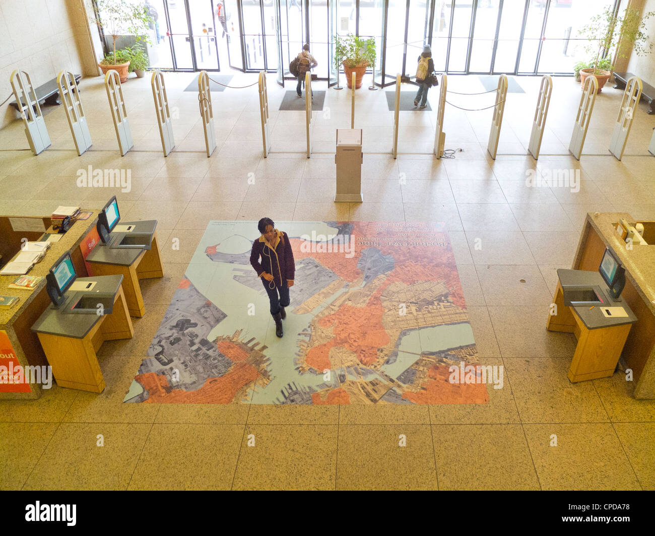Reading in the Boston Public Library Stock Photo - Alamy