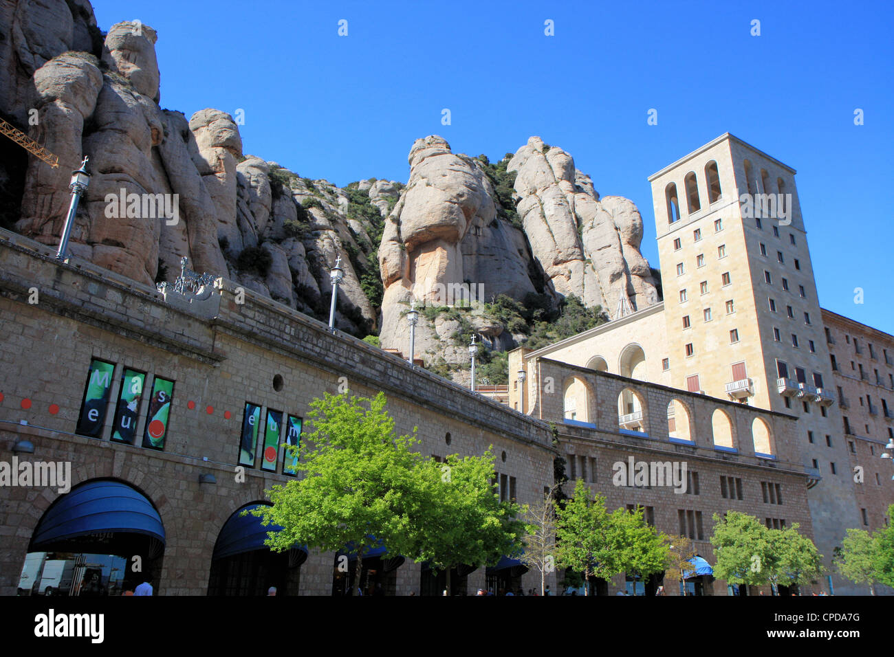 Monserrat abbey, Catalonia, Spain Stock Photo - Alamy