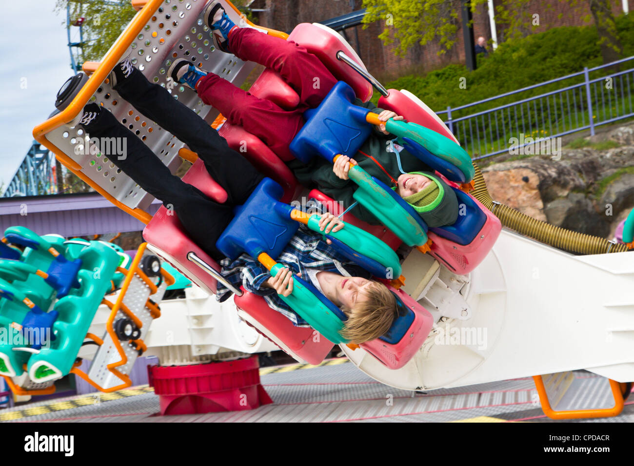 amusement park equipment Stock Photo - Alamy