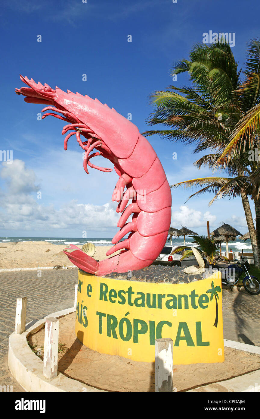 Brazil Natal Rio Grande do Norte northeastern Brazil beach restaurant ...