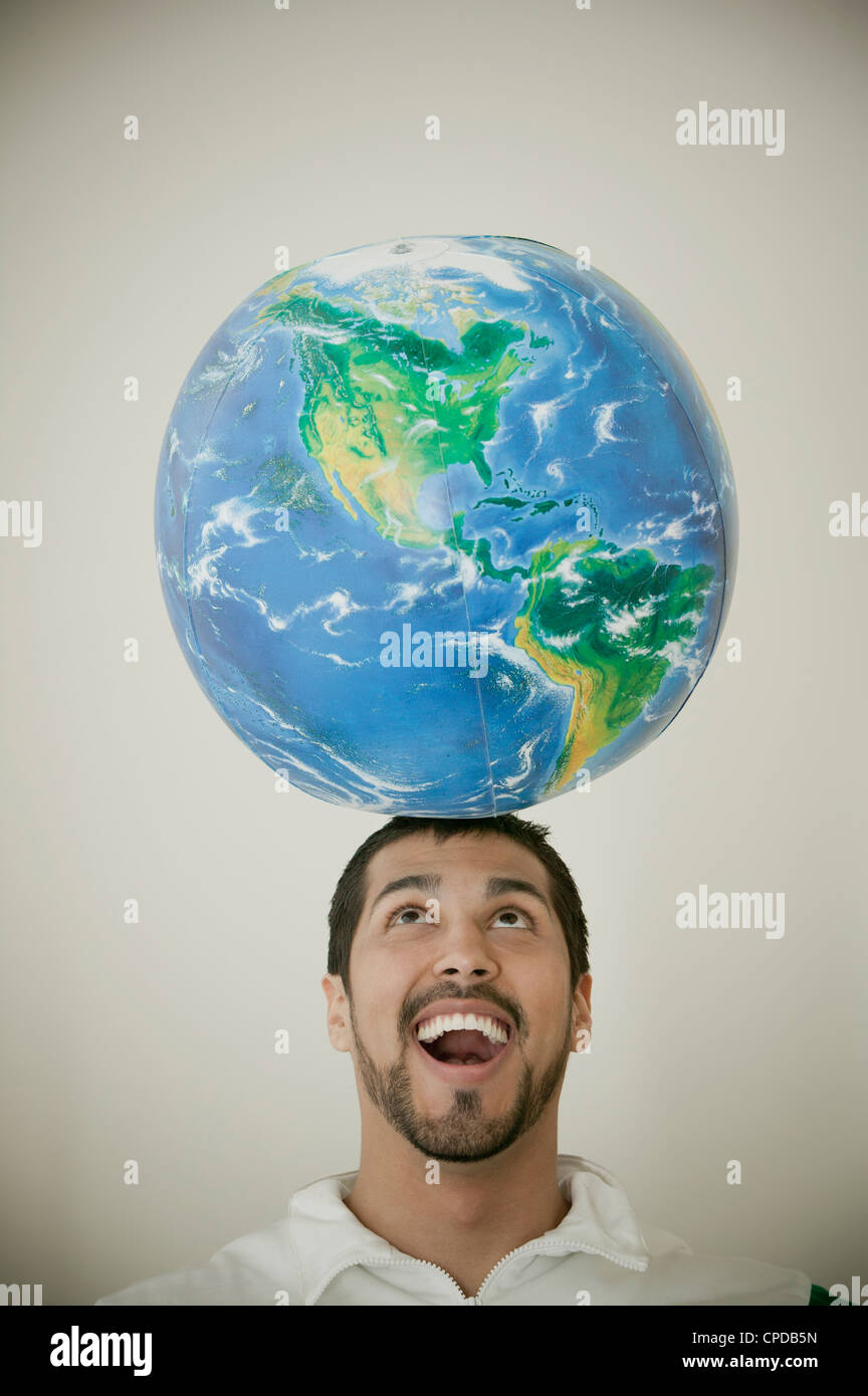 Globe head hi-res stock photography and images - Alamy
