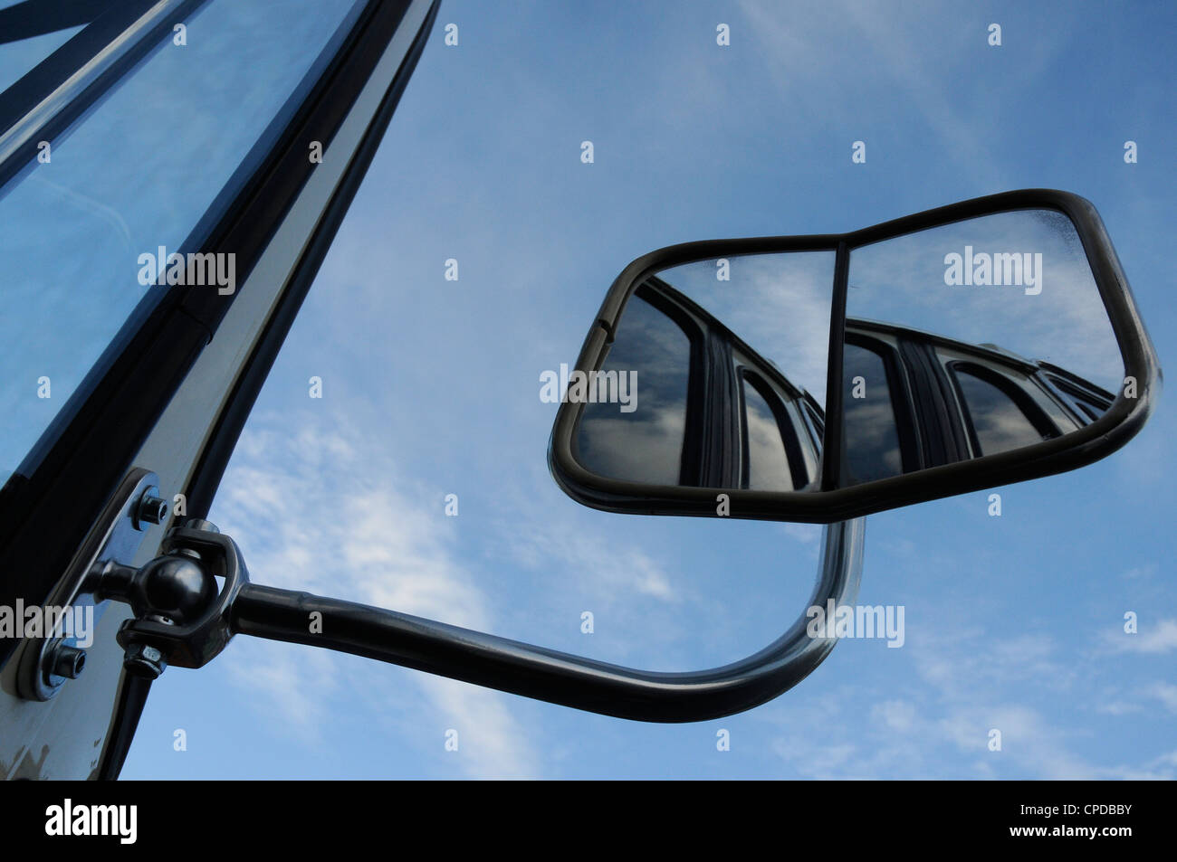 Rear view mirror bus hi-res stock photography and images - Alamy