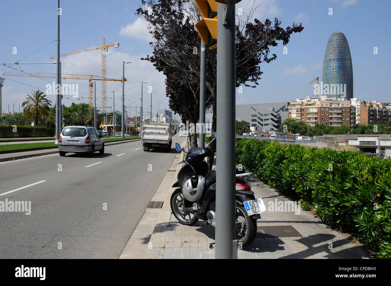 left Meridiana avenue right Agbar tower building designed by the ...