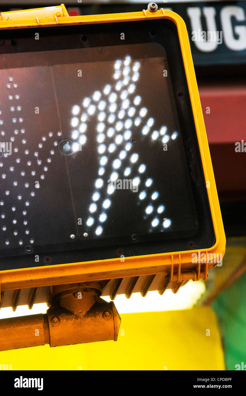 PEDESTRIAN go signal Stock Photo - Alamy