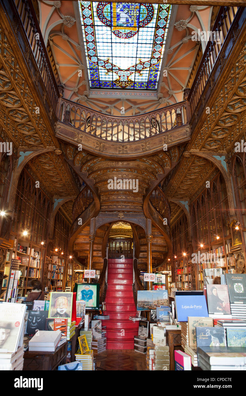 Lello bookshop Porto Portugal Stock Photo - Alamy