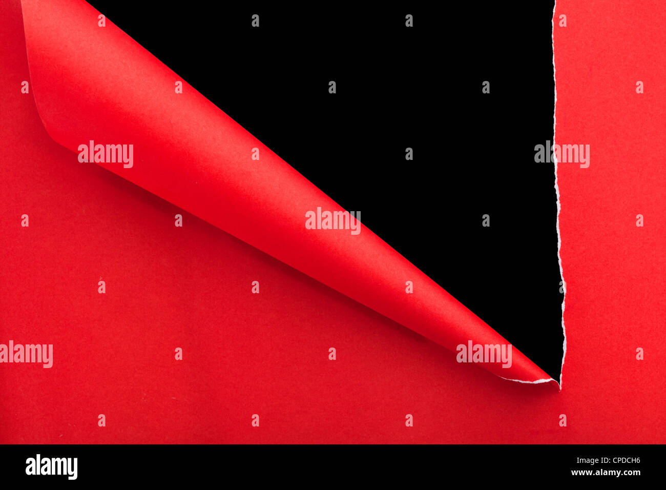 red colors frame Ripped paper background Stock Photo - Alamy