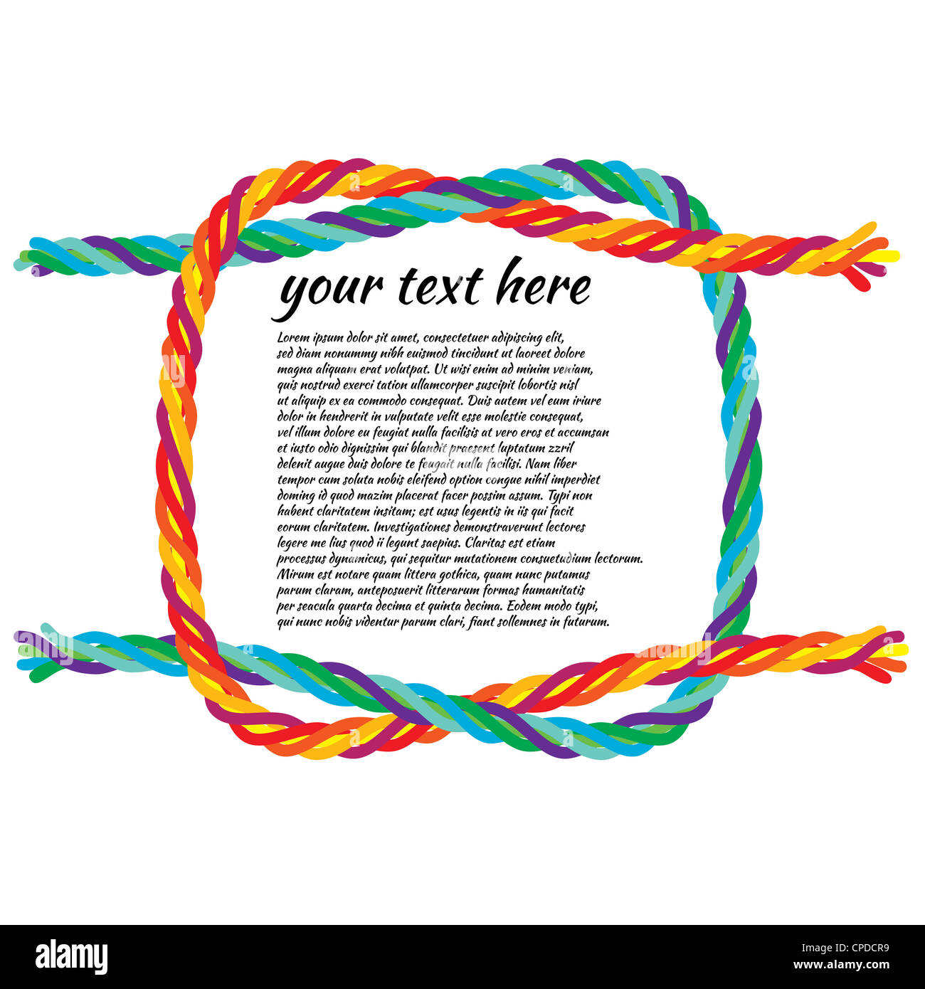 How to tie a reef knot hi-res stock photography and images - Alamy