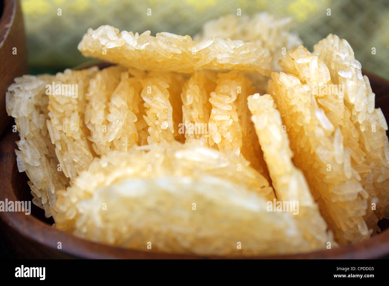 Dried rice cracker Stock Photo - Alamy