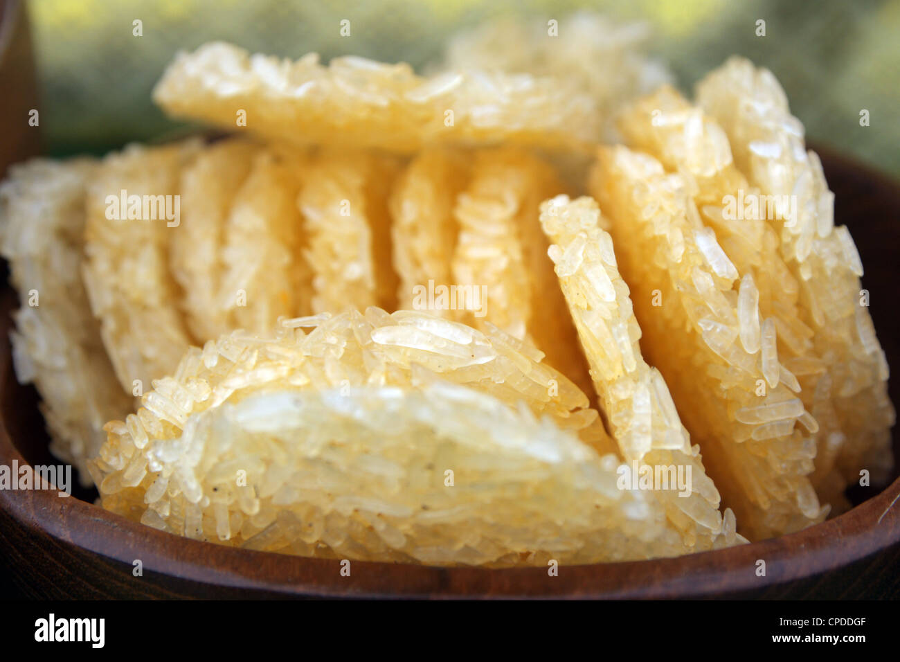 Dried rice cracker Stock Photo - Alamy