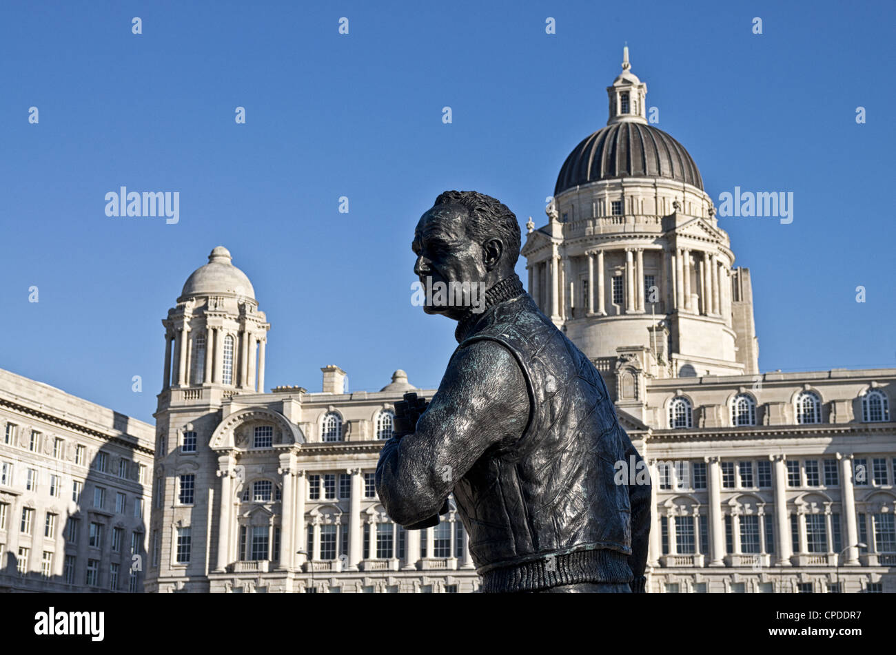 A sculpture of Captain F J Wallace CB DSO by Tony Murphy at Liverpool ...