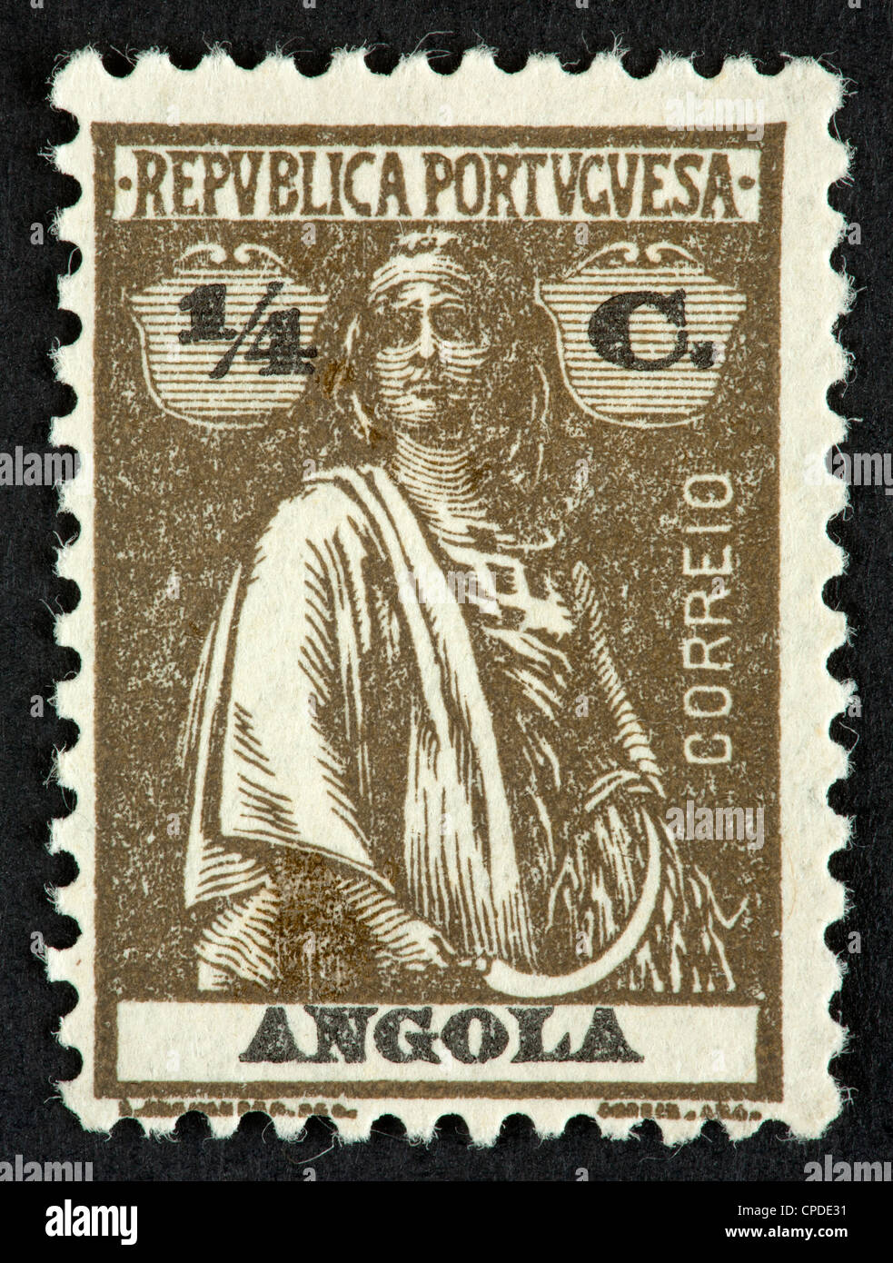 Portuguese Angola postage stamp Stock Photo - Alamy