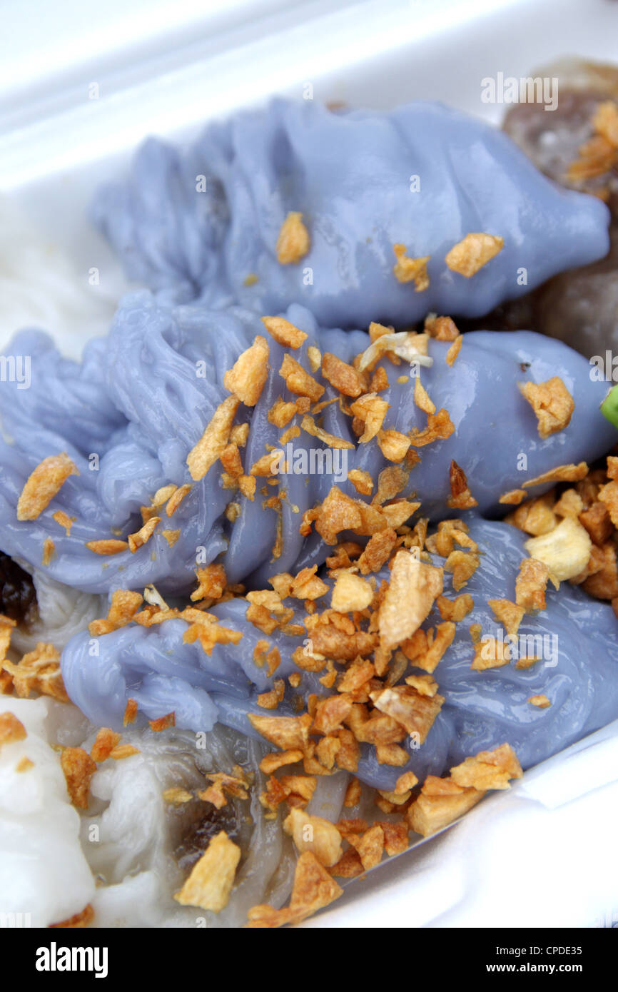 Thai appetizer , KHAO KREAB PAK MOR Stock Photo - Alamy
