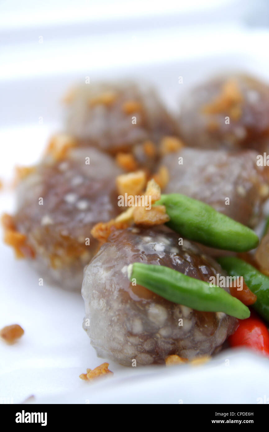 Thai Tapioca Pearl Dumplings (Saku Sai Stock Photo - Alamy