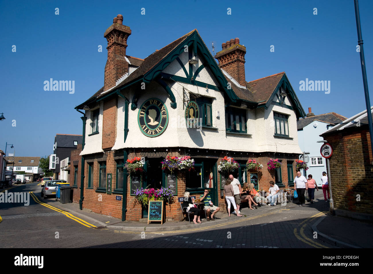The Prince Albert Pub Whitstable Kent Stock Photo - Alamy