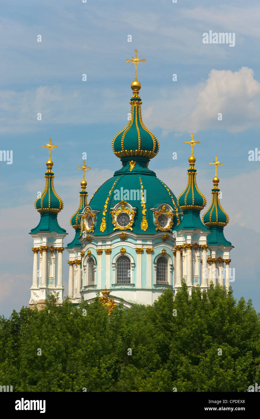 St. Andrews Church, Kiev, Ukraine, Europe Stock Photo - Alamy