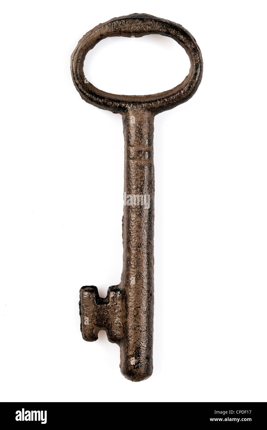 vintage skeleton key isolated Stock Photo - Alamy
