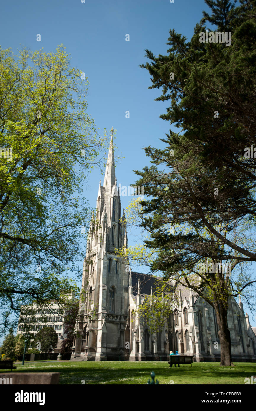 The First Church, Dunedin, Otago, South Island, New Zealand, Pacific ...