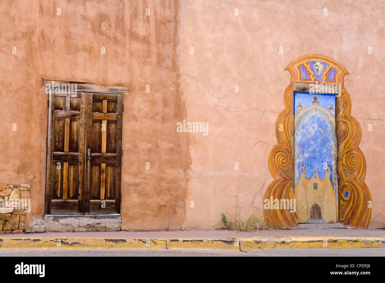 Mural santa fe new mexico hi-res stock photography and images - Alamy