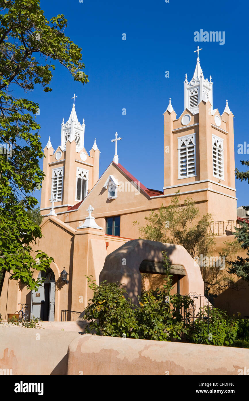 San Felipe de Neri Church in Old Town, Albuquerque, New Mexico, United ...