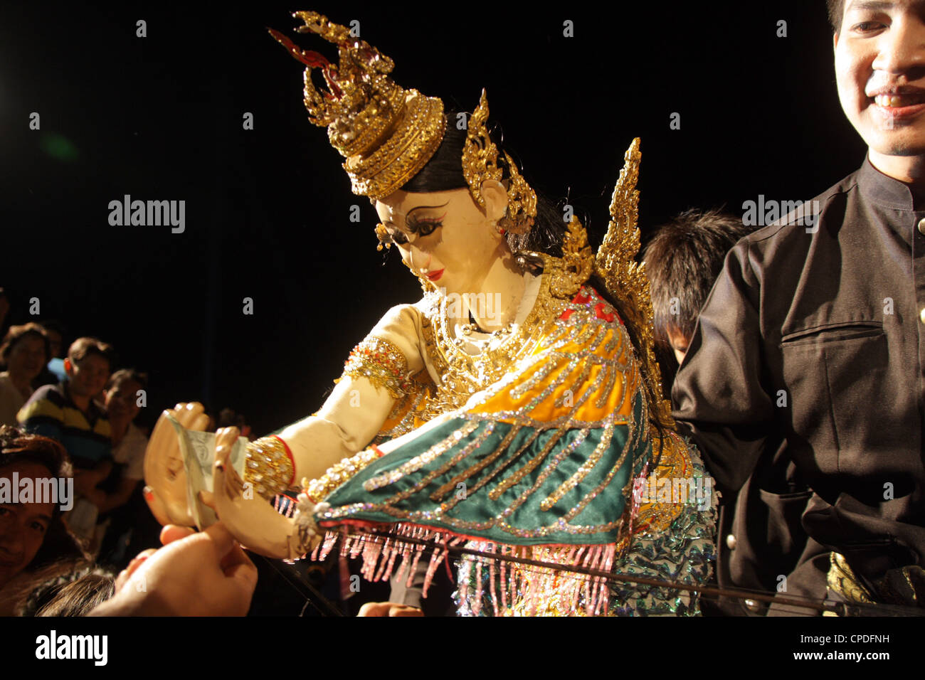 Thai traditional puppet performing Stock Photo - Alamy