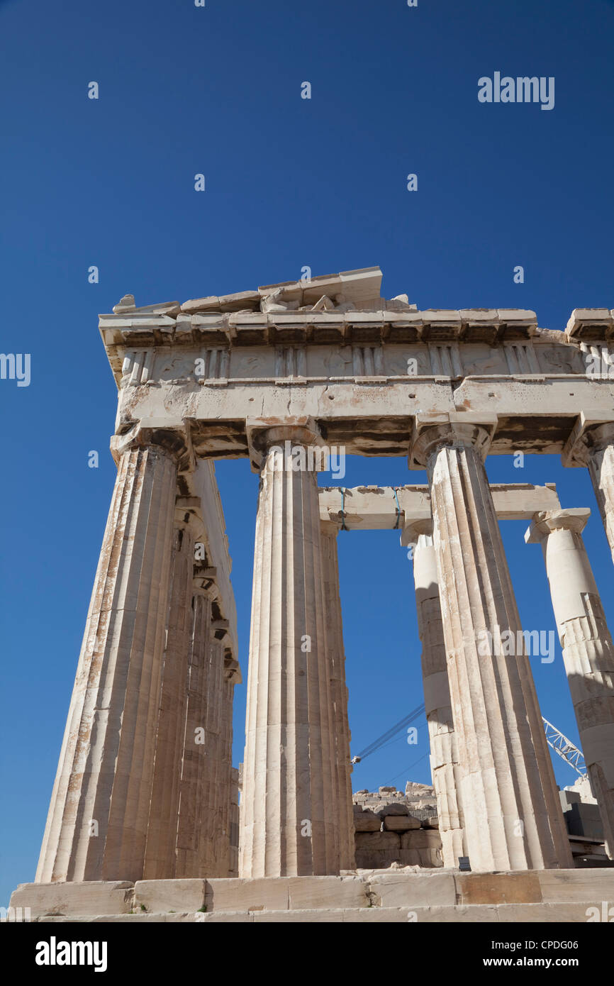 The Parthenon at the Acropolis, UNESCO World Heritage Site, Athens, Greece, Europe Stock Photo ...
