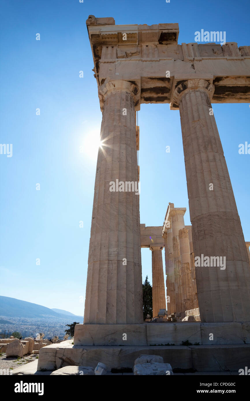 The Parthenon on the Acropolis, UNESCO World Heritage Site, Athens, Greece, Europe Stock Photo ...