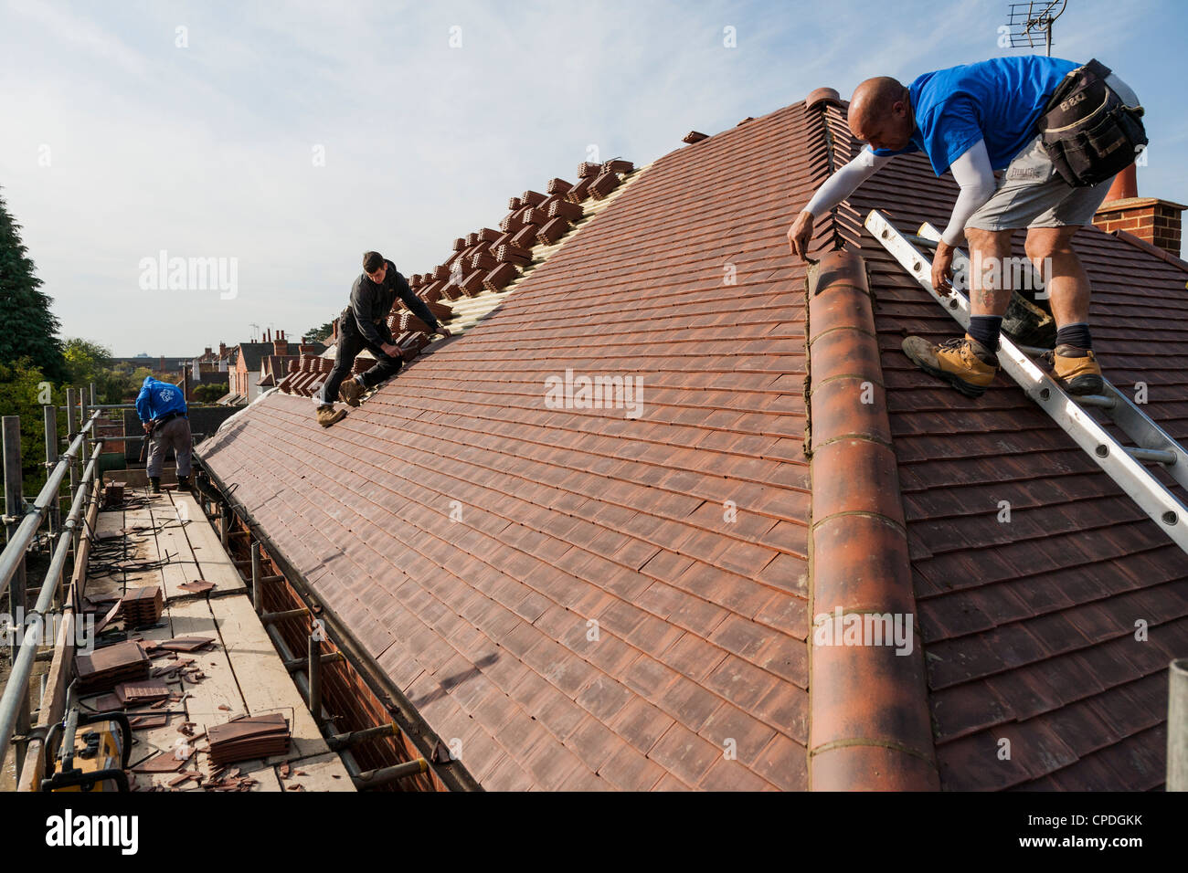 Roof tiles from older hi-res stock photography and images - Alamy