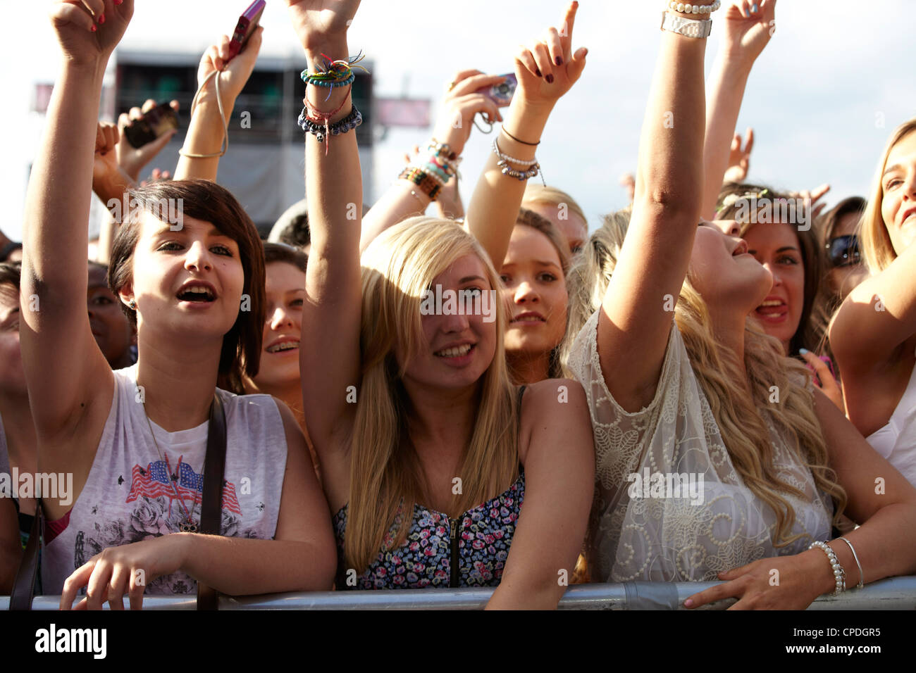 Crowd Cheering In Front Row High Resolution Stock Photography and ...