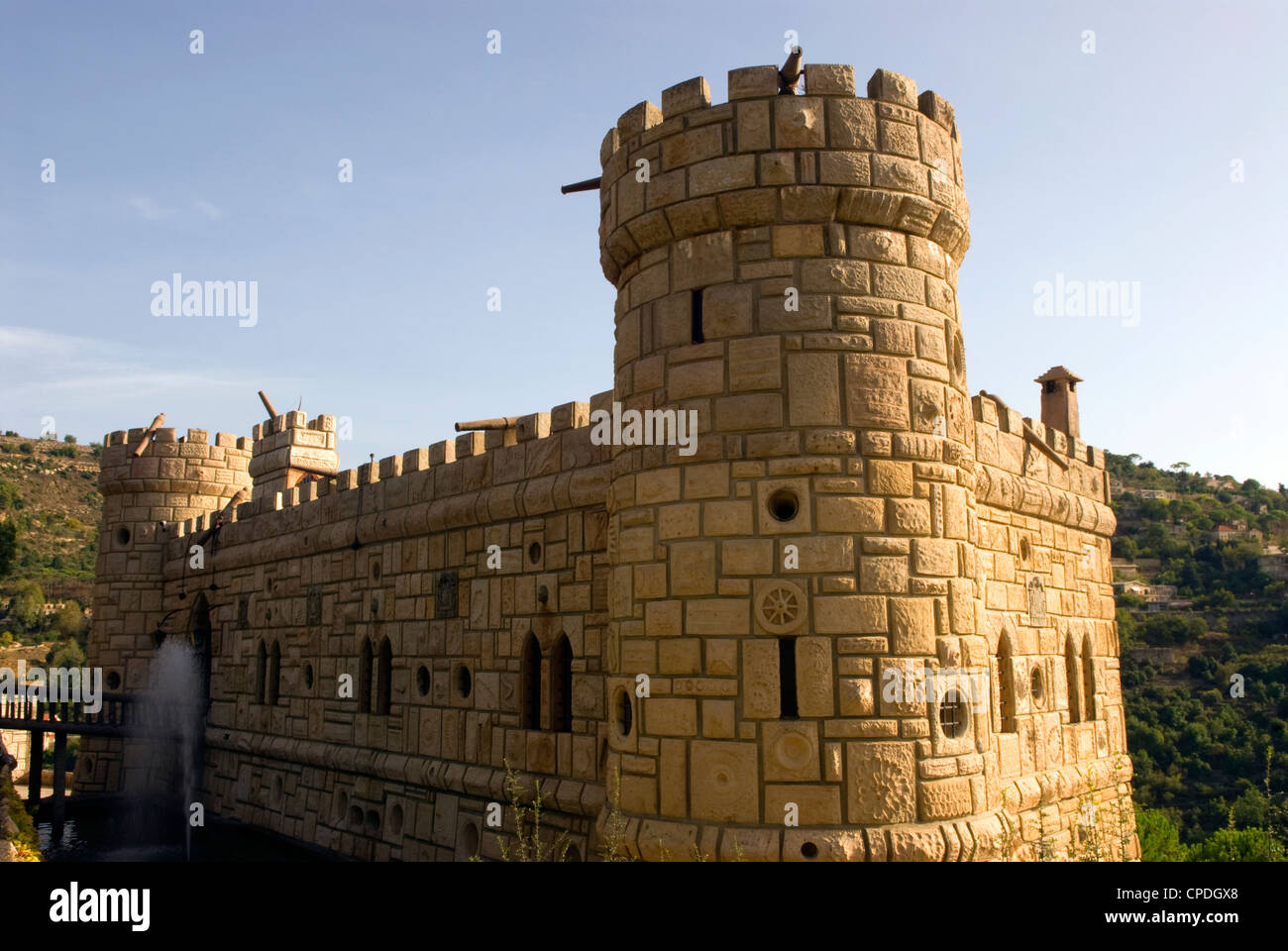 Moussa Castle, near Deir al-Qamar, Chouf Mountains, Lebanon Stock Photo ...