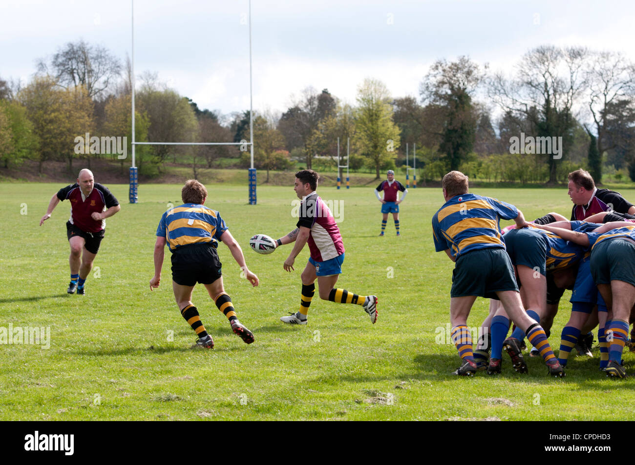 Rugby pitches hi-res stock photography and images - Alamy