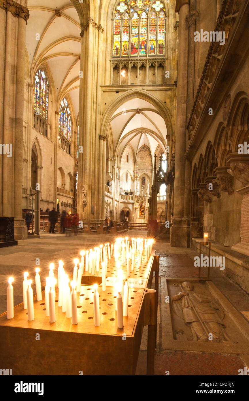 Interior cathedral regensburg germany hi-res stock photography and ...