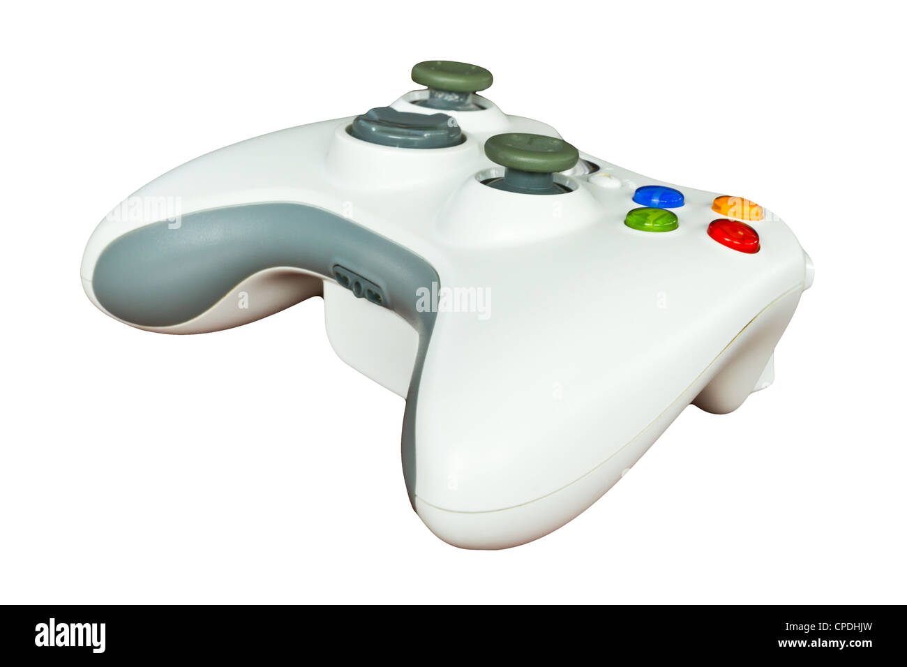 Game controller isolated on white background Stock Photo - Alamy