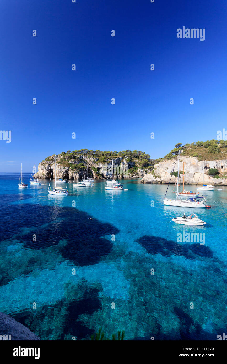 Cala macarella beach menorca spain hi-res stock photography and images ...