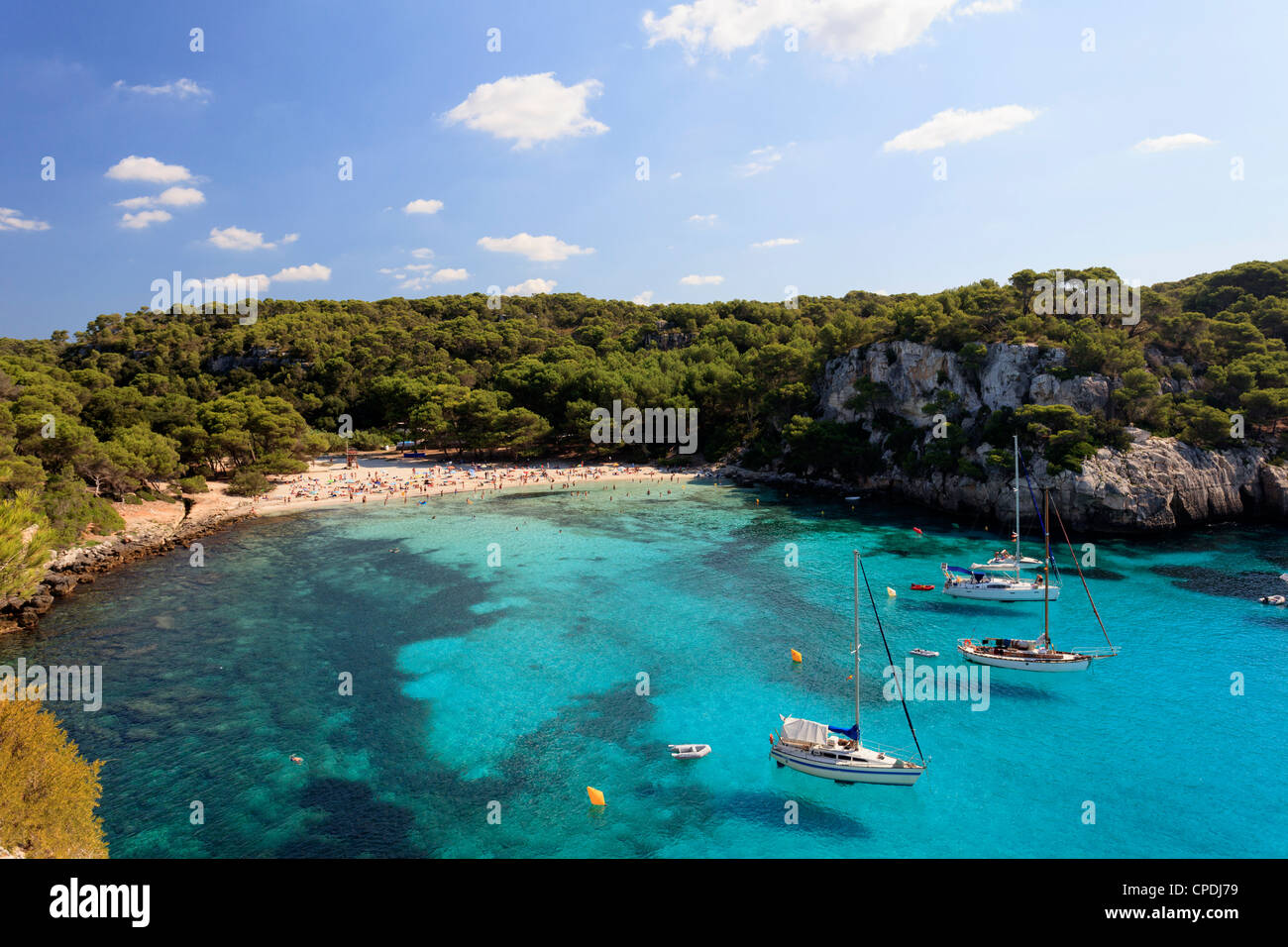 Cala macarella beach menorca spain hi-res stock photography and images ...