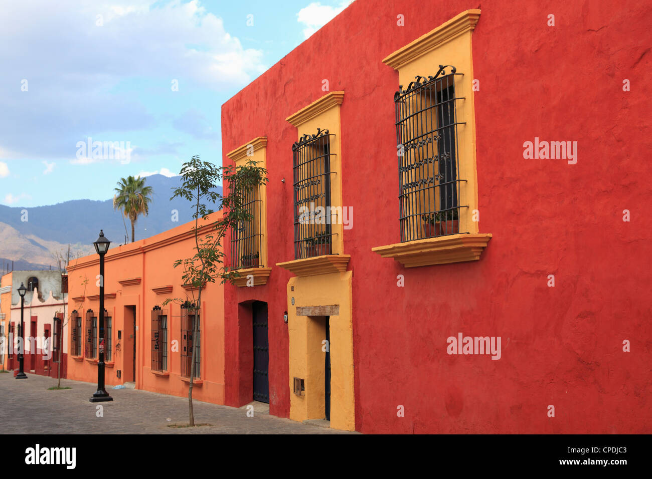 Colonial architecture, Oaxaca City, Oaxaca, Mexico, North America Stock ...