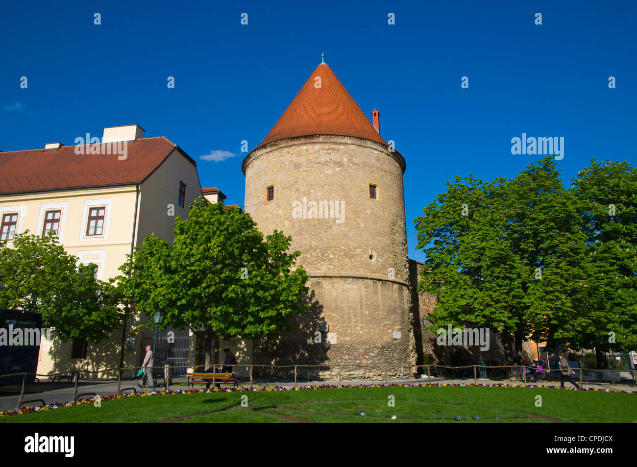Nadbiskupski dvor the Archbishop's palace (1905) Kaptol quarter Zagreb ...