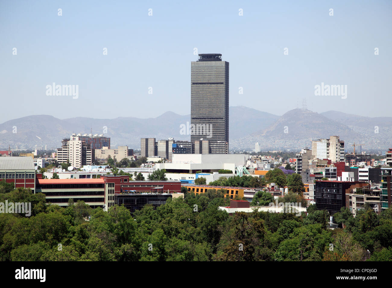 Mexico City skyline, Mexico City, Mexico, North America Stock Photo - Alamy
