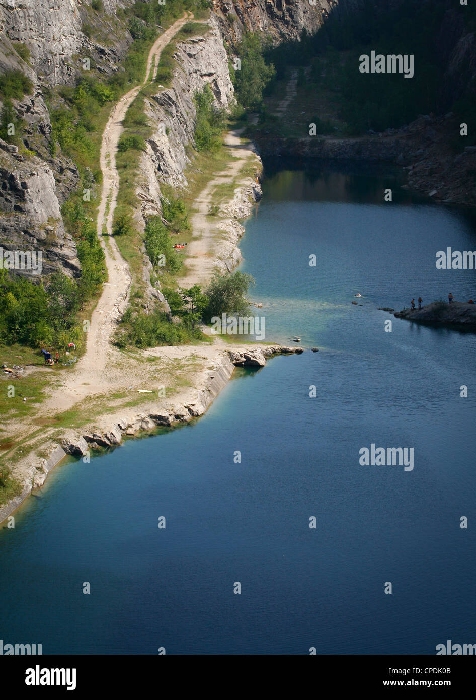 quarry, water, swimming in nature, lake (CTK Photo/Marketa Hofmanova ...