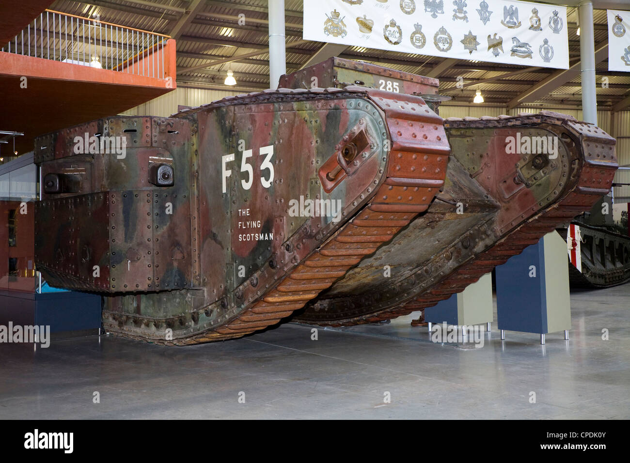 First World War Mark II / 2 tank This tank was a training vehicle but ...