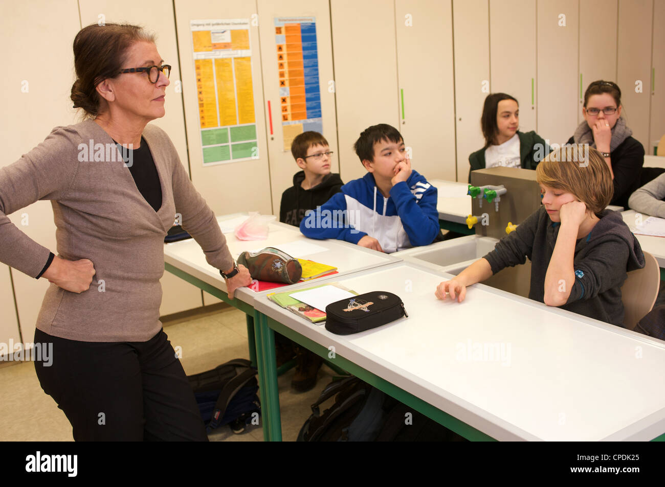 German school classroom hi-res stock photography and images - Alamy