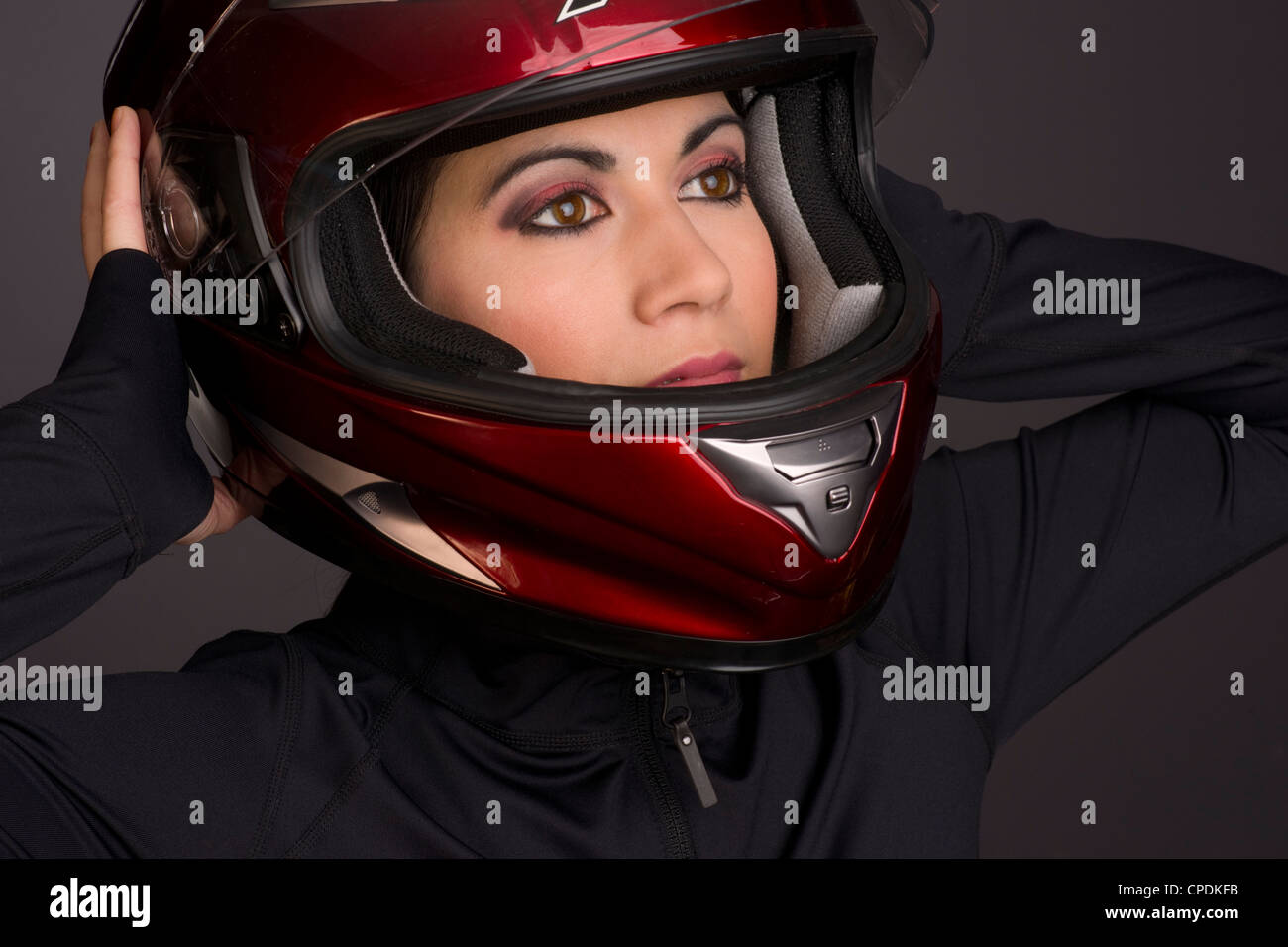 Full face helmet hi-res stock photography and images - Alamy