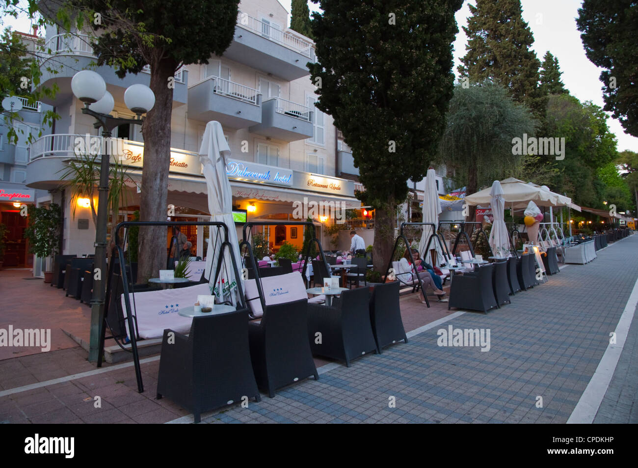 Setaliste Kralja Zvonimira promenade leading to the beach Lapad Stock ...